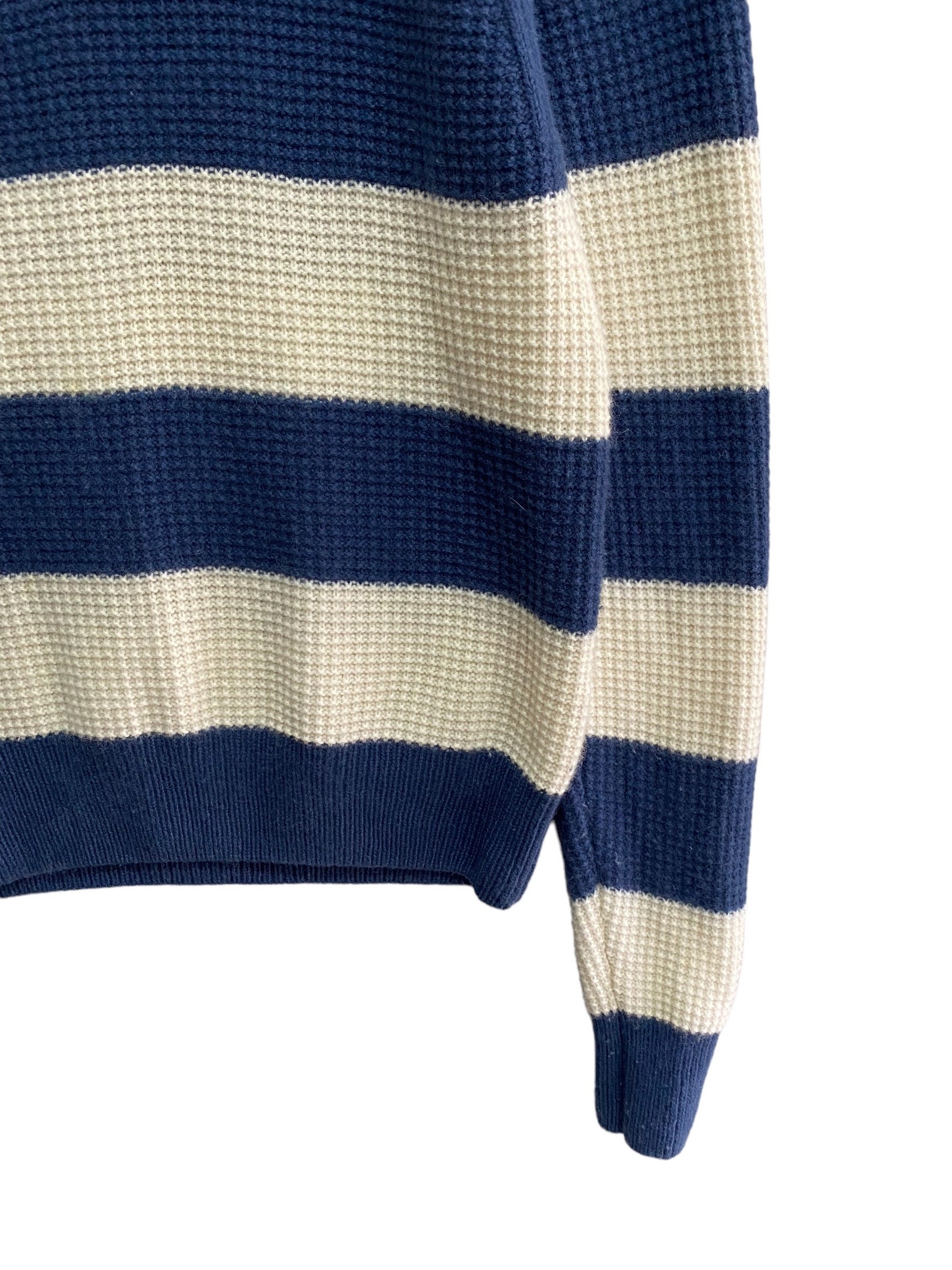 Vintage Lacoste La Chemise Striped Knitwear Sweatshirt Size Large La ...