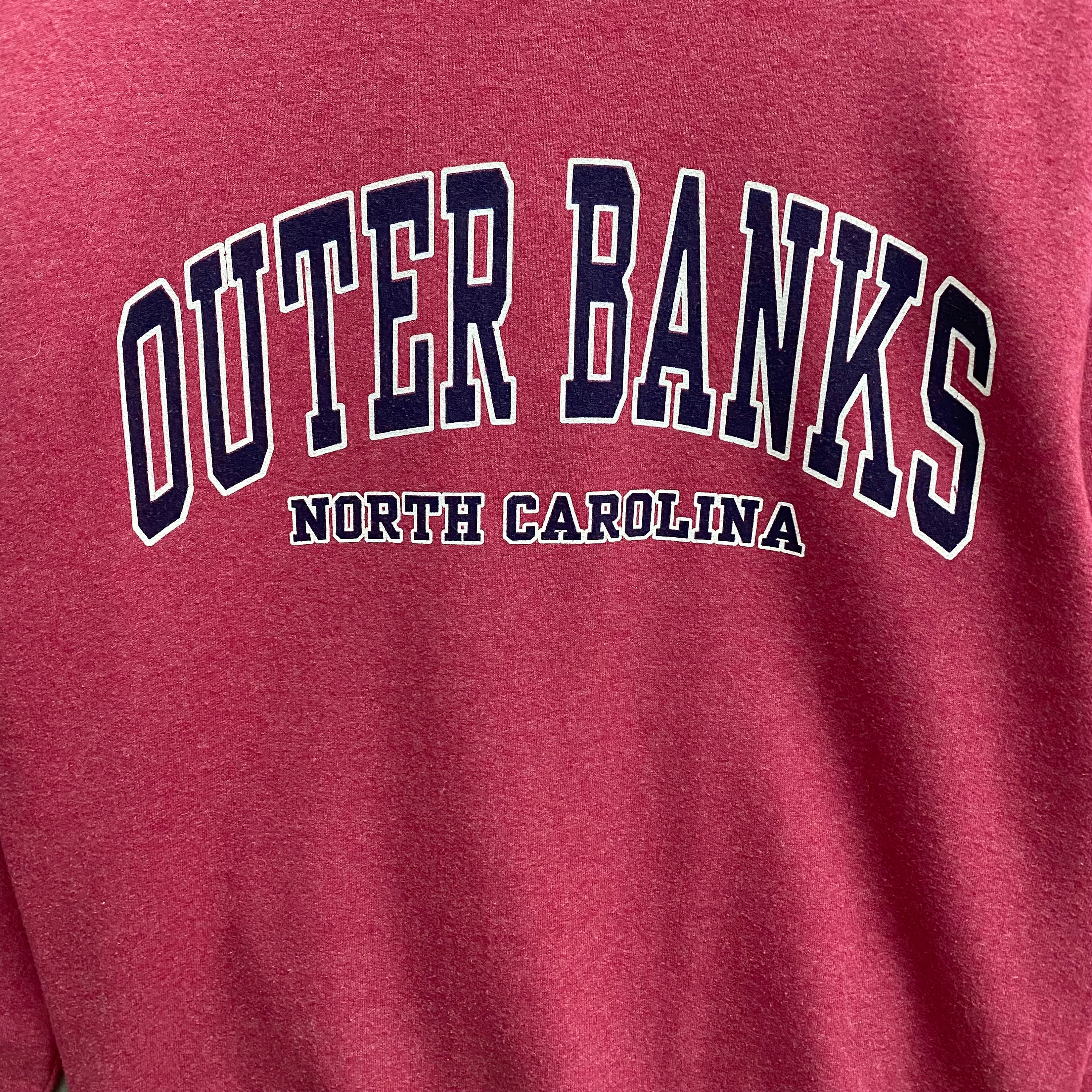 Vintage Outer Banks Red Sweatshirt Size Small Outer Banks Crewneck ...