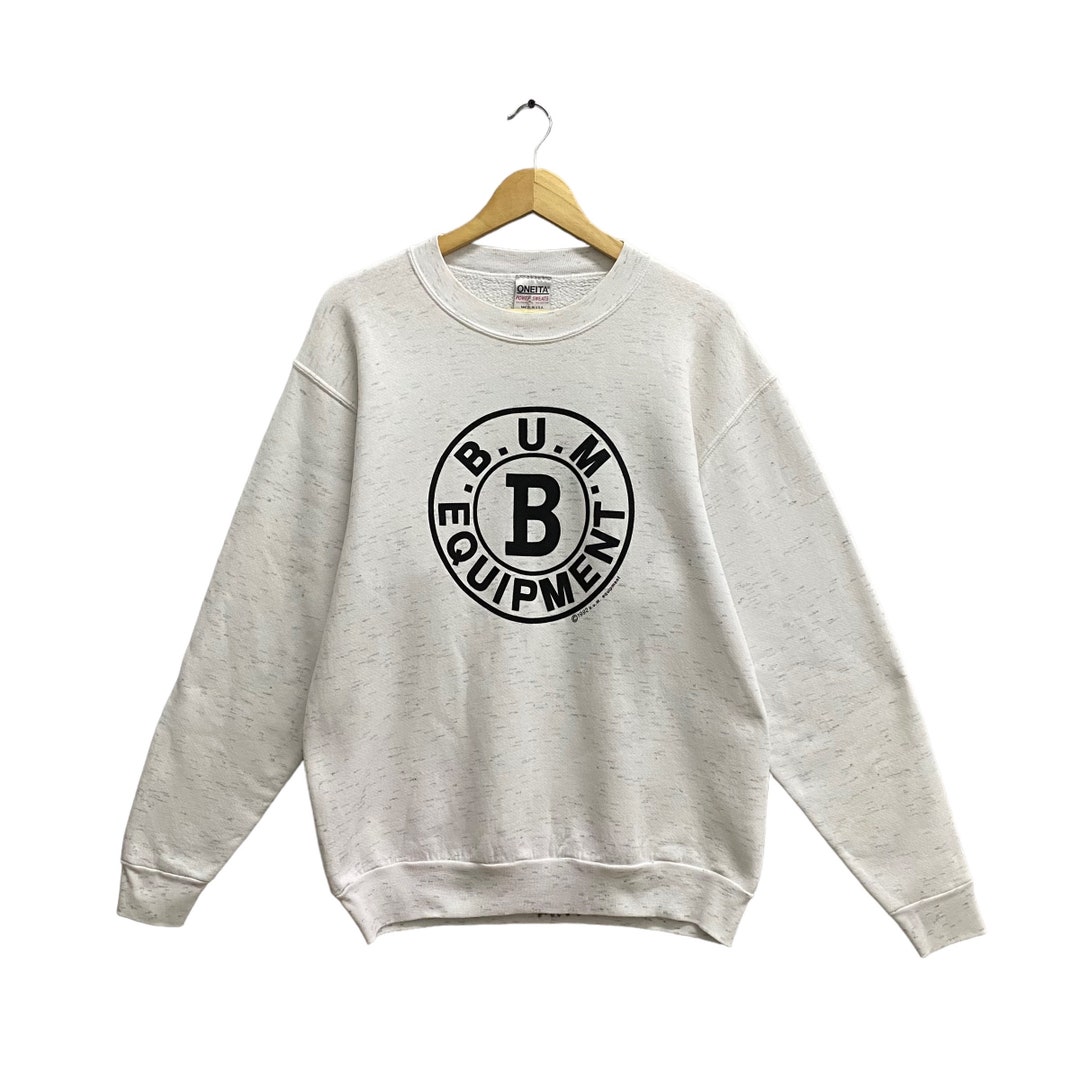 Vintage 90s BUM Equipment Soft Grey Sweatshirt Xlarge Bum Crewneck Bum ...