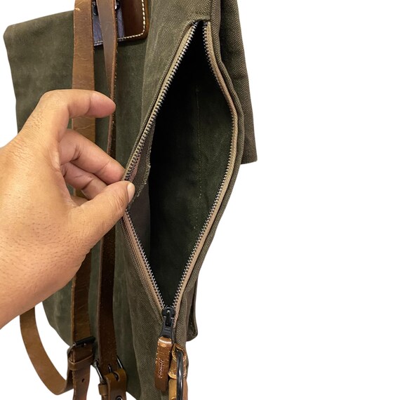 Vintage Baggy Port Japanese Brand Backpack Army Style… - Gem