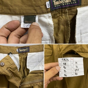 Vintage Timberland Weather Gear Trouses Pant 28 Timberland Zipper Fly ...
