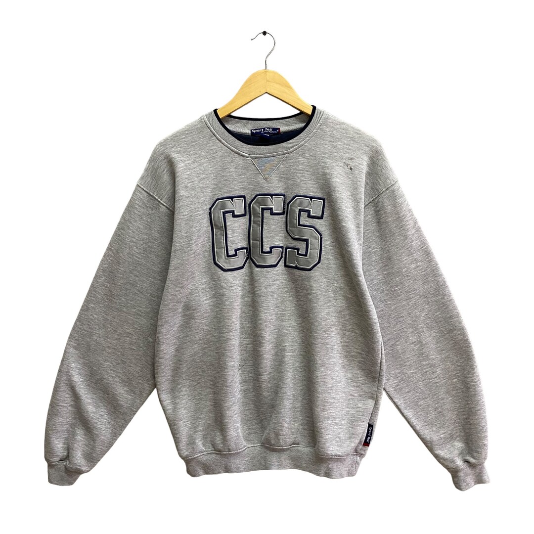 Vintage CCS Grey Sweatshirt Size Medium CCS Skateboard Crewneck Skater ...