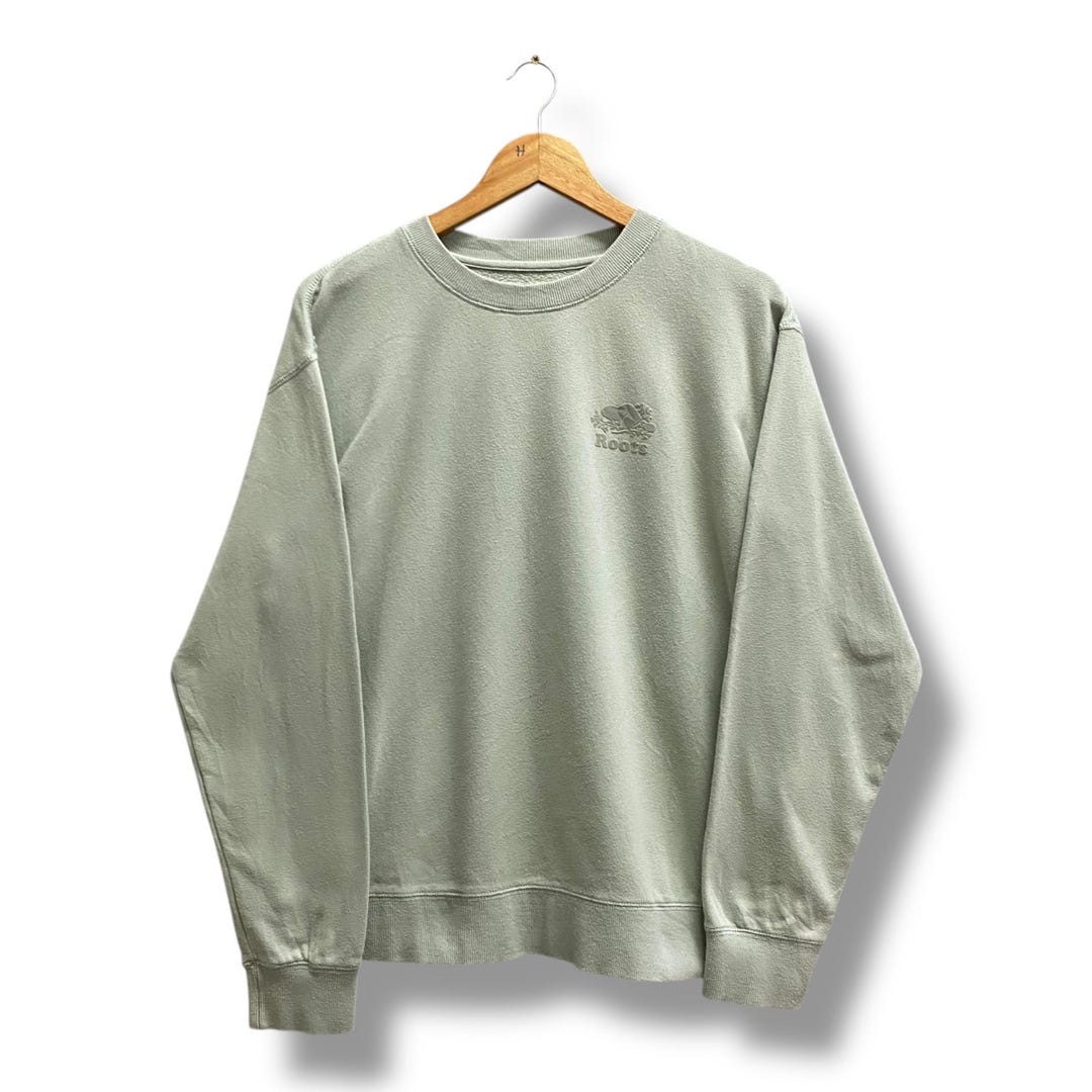 Vintage Roots Athletics Green Sweatshirt Small Roots Whistler Canada ...