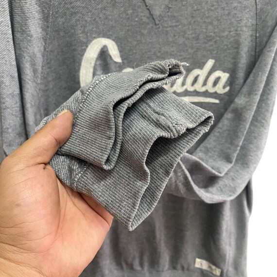 Vintage Roots Athletics Canada Grey Sweatshirt Large … - Gem