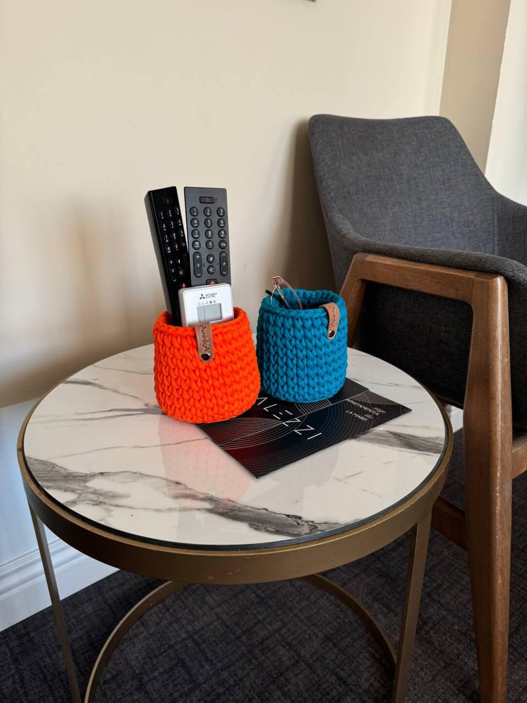 Soft Round Glasses Holder, Entryway Organizer, Godmother Gift, Eyeglass ...