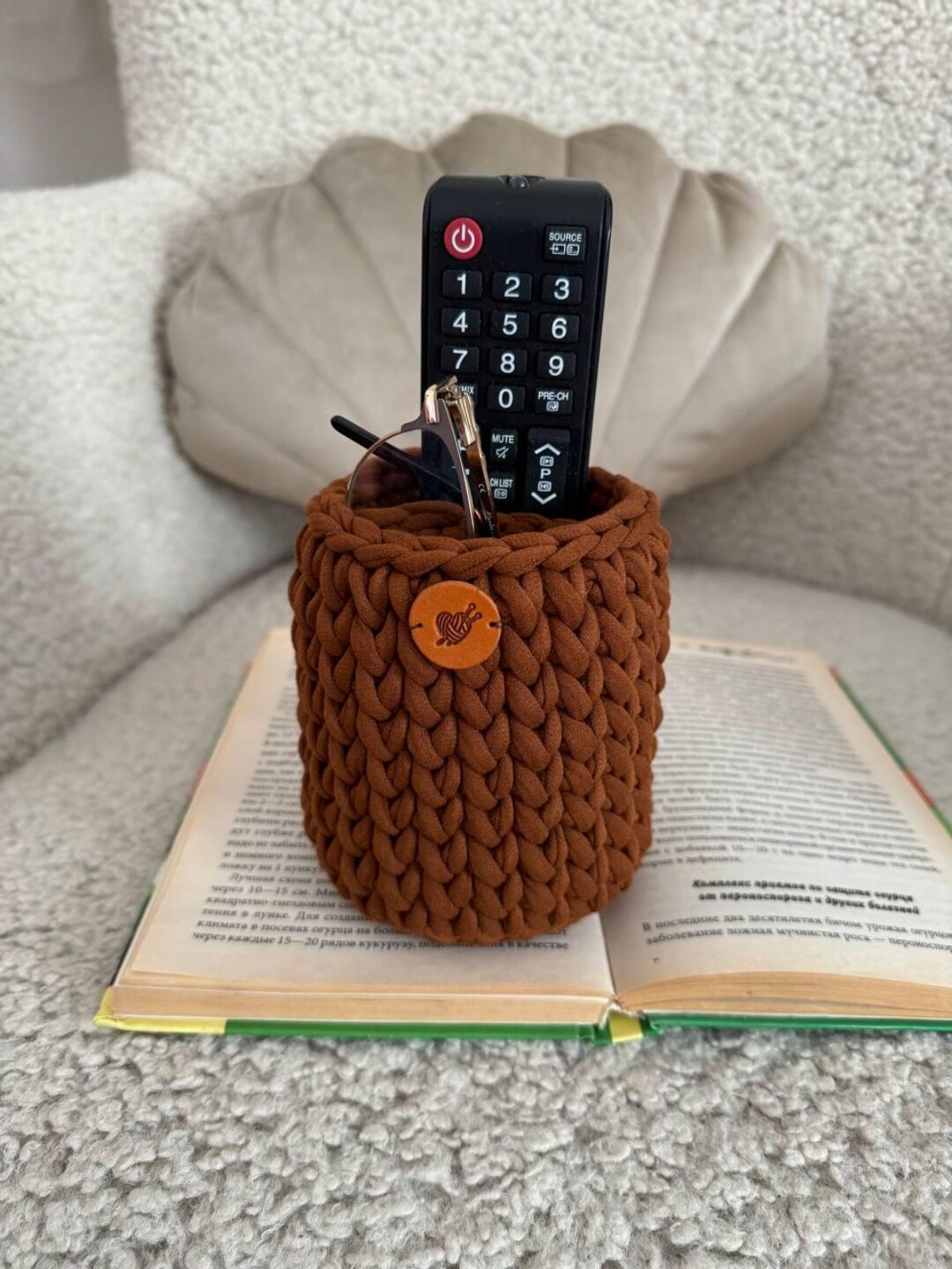 Double Eyeglass Caddy, Home Organization, Tv Control Holder, Nightstand ...