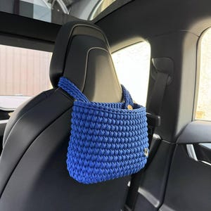 Woven Car Basket, Interior Car Decor, Car Lover Gift, Car Organization ...
