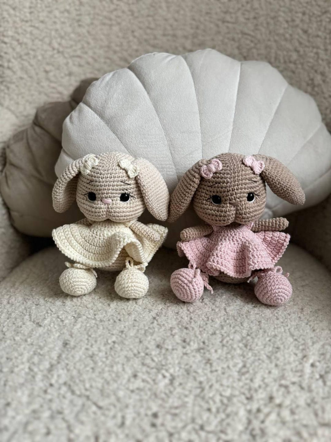 Handmade Crochet Rabbit Toy, Custom Plush Toy, Stuffed Animals ...