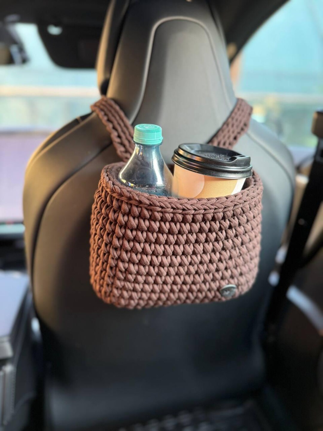 Car Interior Accessories, Crochet Car Basket, Car Decor Aesthetic ...