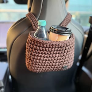 Car Interior Accessories, Crochet Car Basket, Car Decor Aesthetic ...