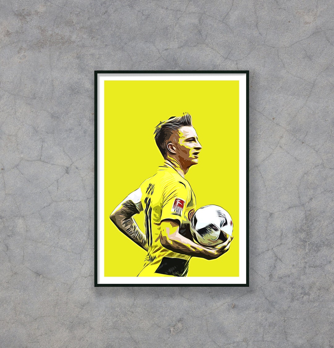 Reus, Football Poster, Gift Idea, Footballer, Print, Surprise - Etsy