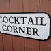 Cocktail Corner Metal Vintage Victorian Style Street Sign - Etsy