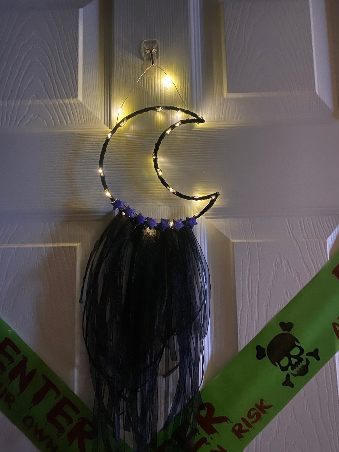 Moon With Fairy Lights - Etsy