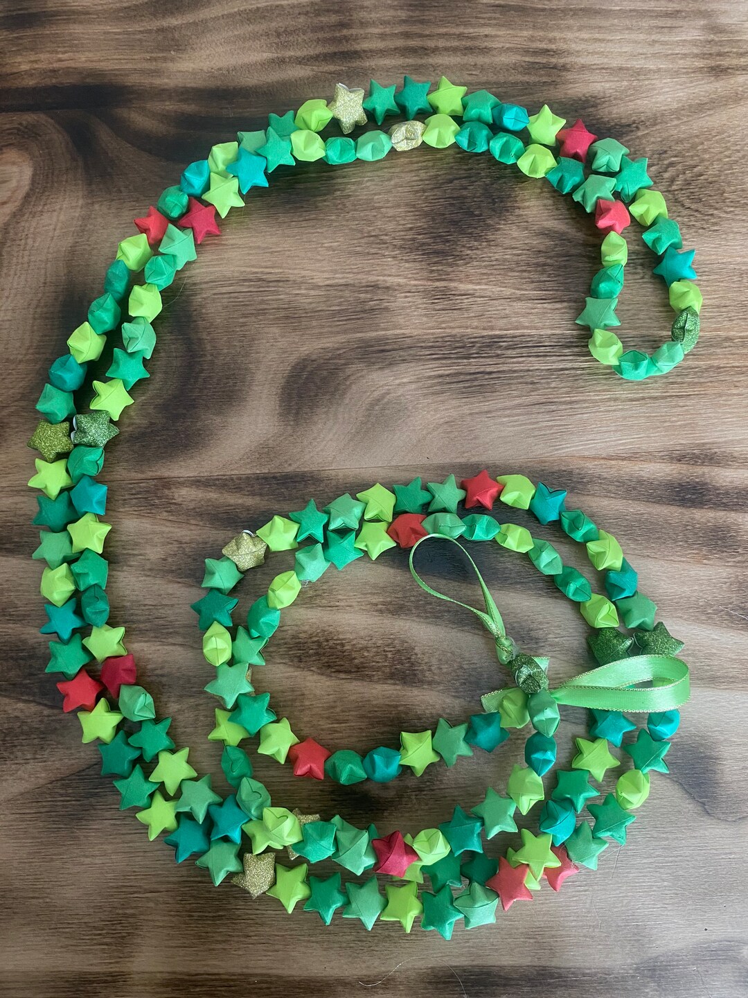 Grinch Lucky Star Christmas Garland Etsy