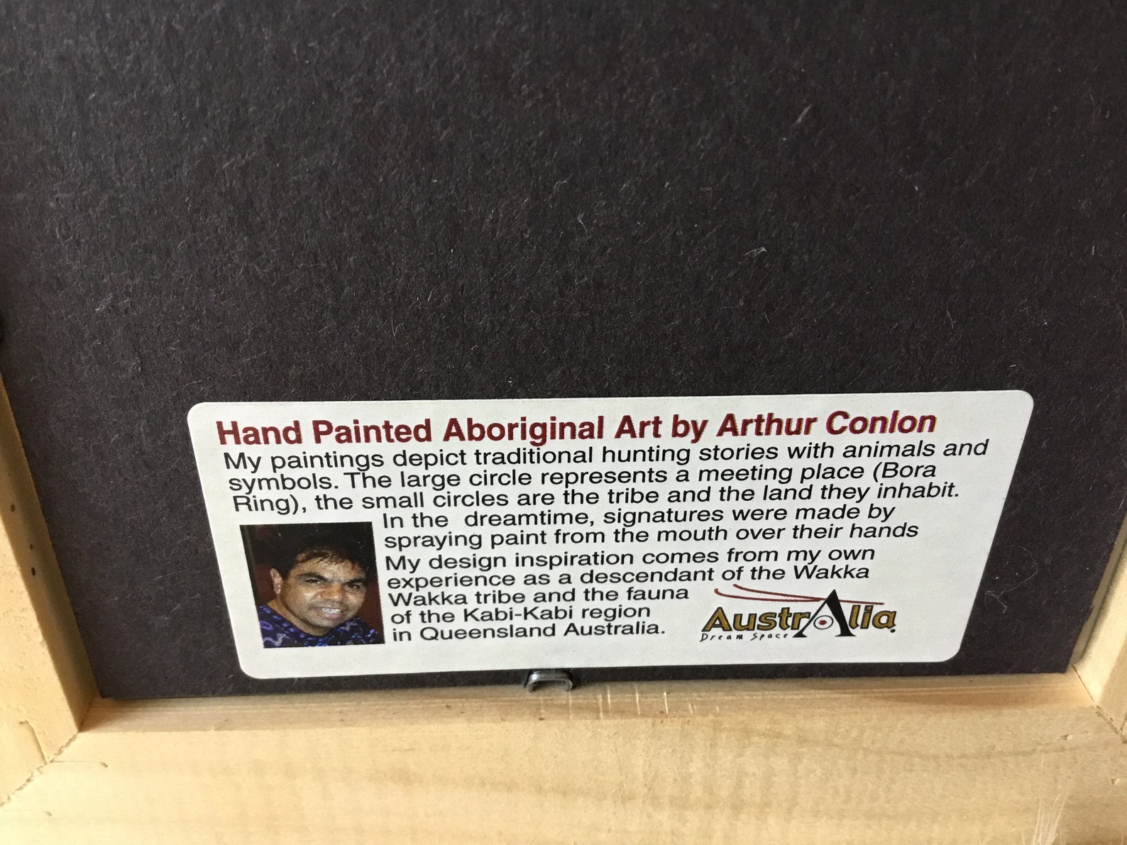 Aboriginal Art by Arthur Conlon, Wakka Wakka Tribe, Australian Art ...