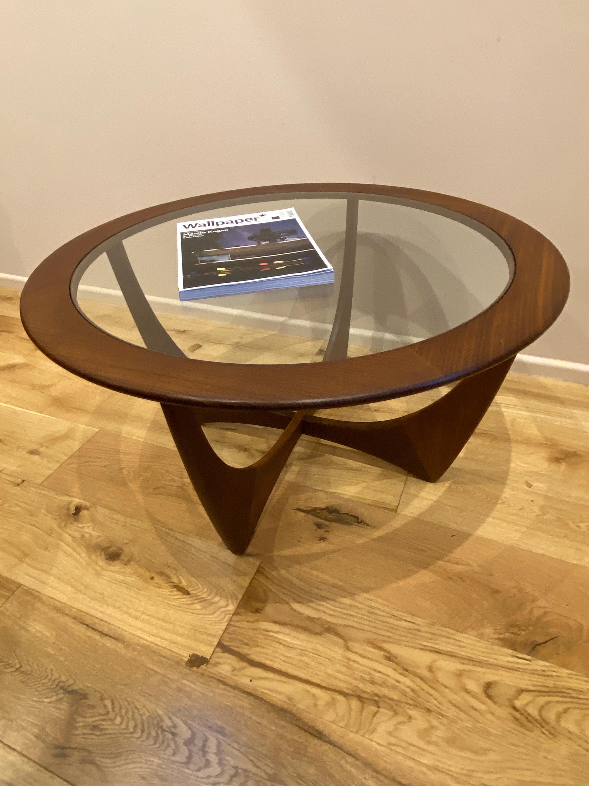 G plan round glass coffee table store