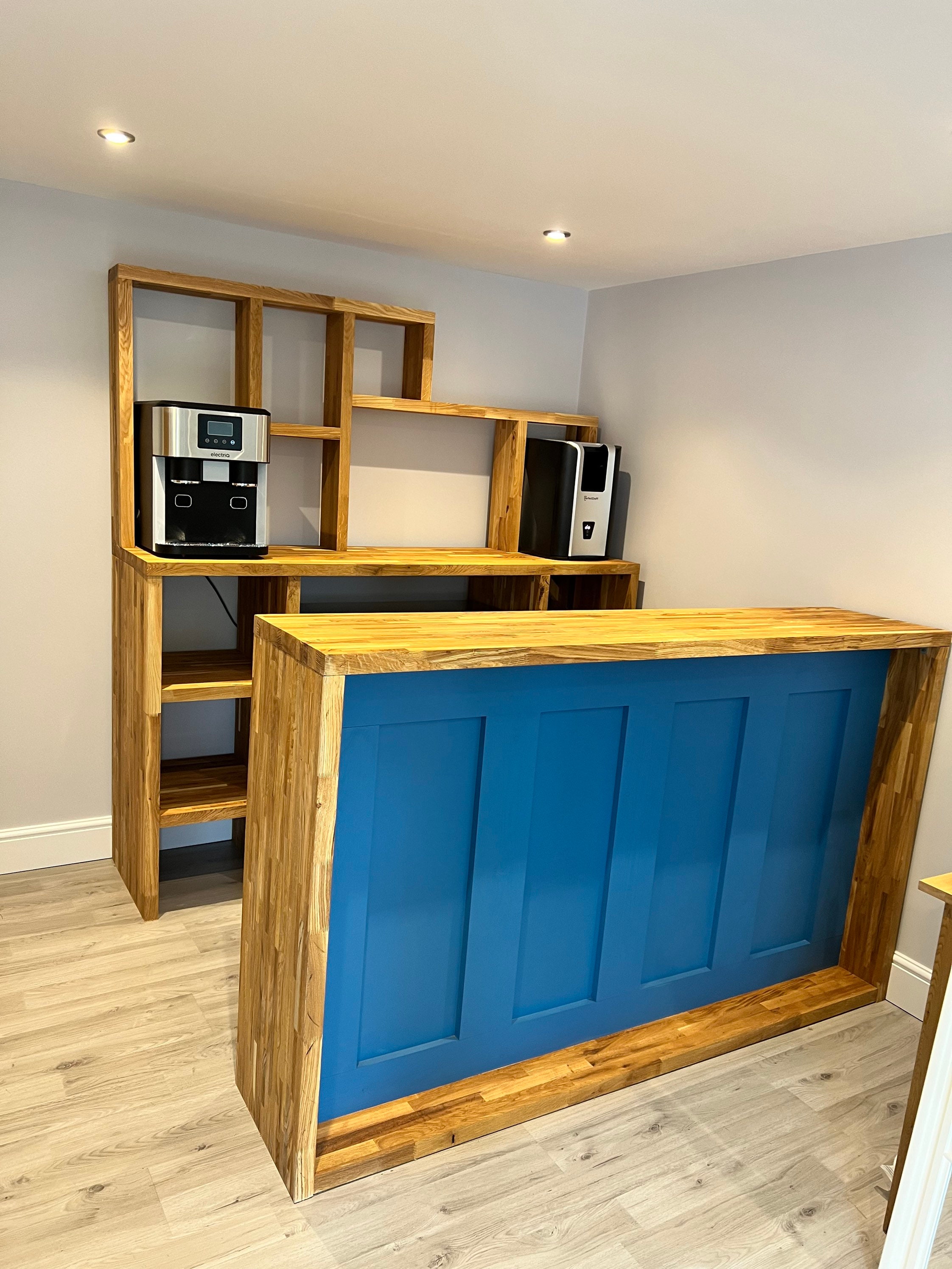 Solid Oak Home Bar Man Cave Bar Front Bar Only - Etsy UK