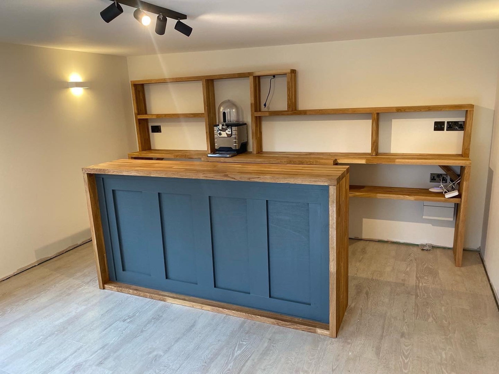 Solid Oak Home Bar Man Cave Bar - Etsy UK