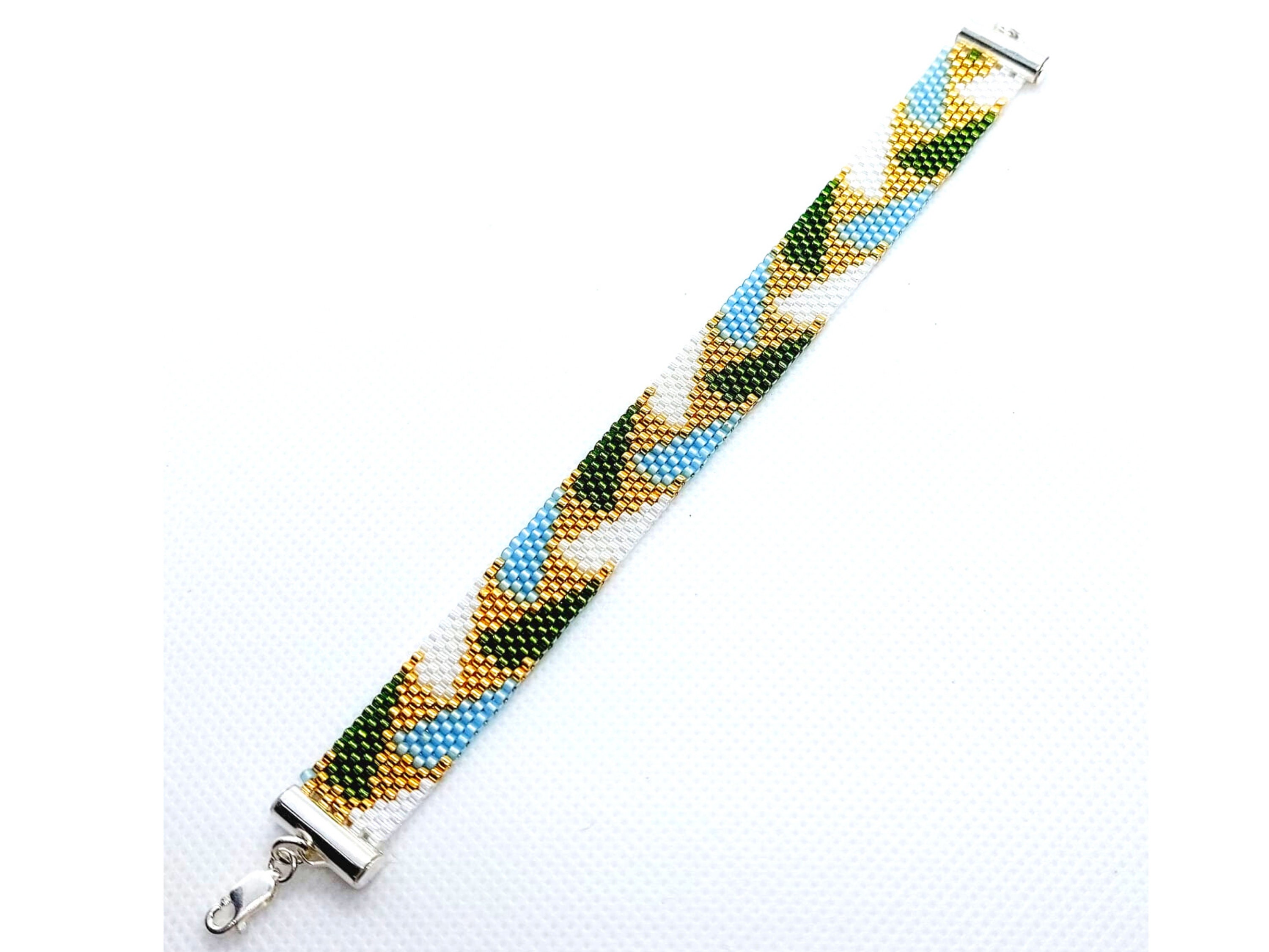 Even Count Peyote Bracelet Pattern Narrow Peyote Bracelet - Etsy