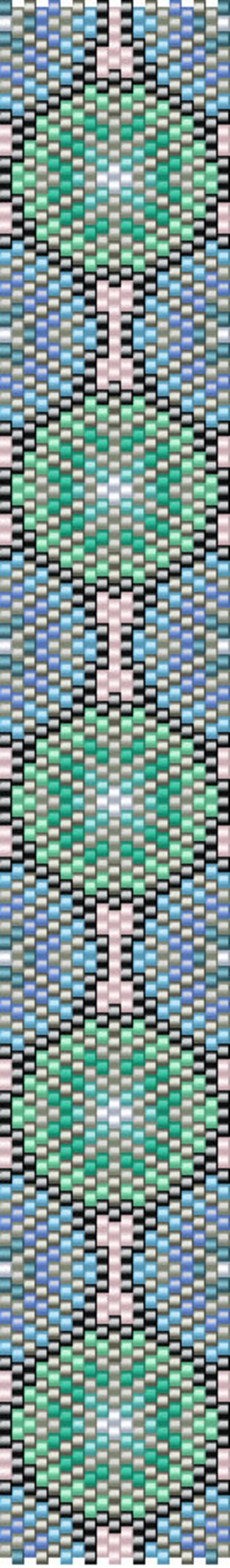 Peyote Patterns Odd and Even Count Peyote Bracelet Pattern | Etsy