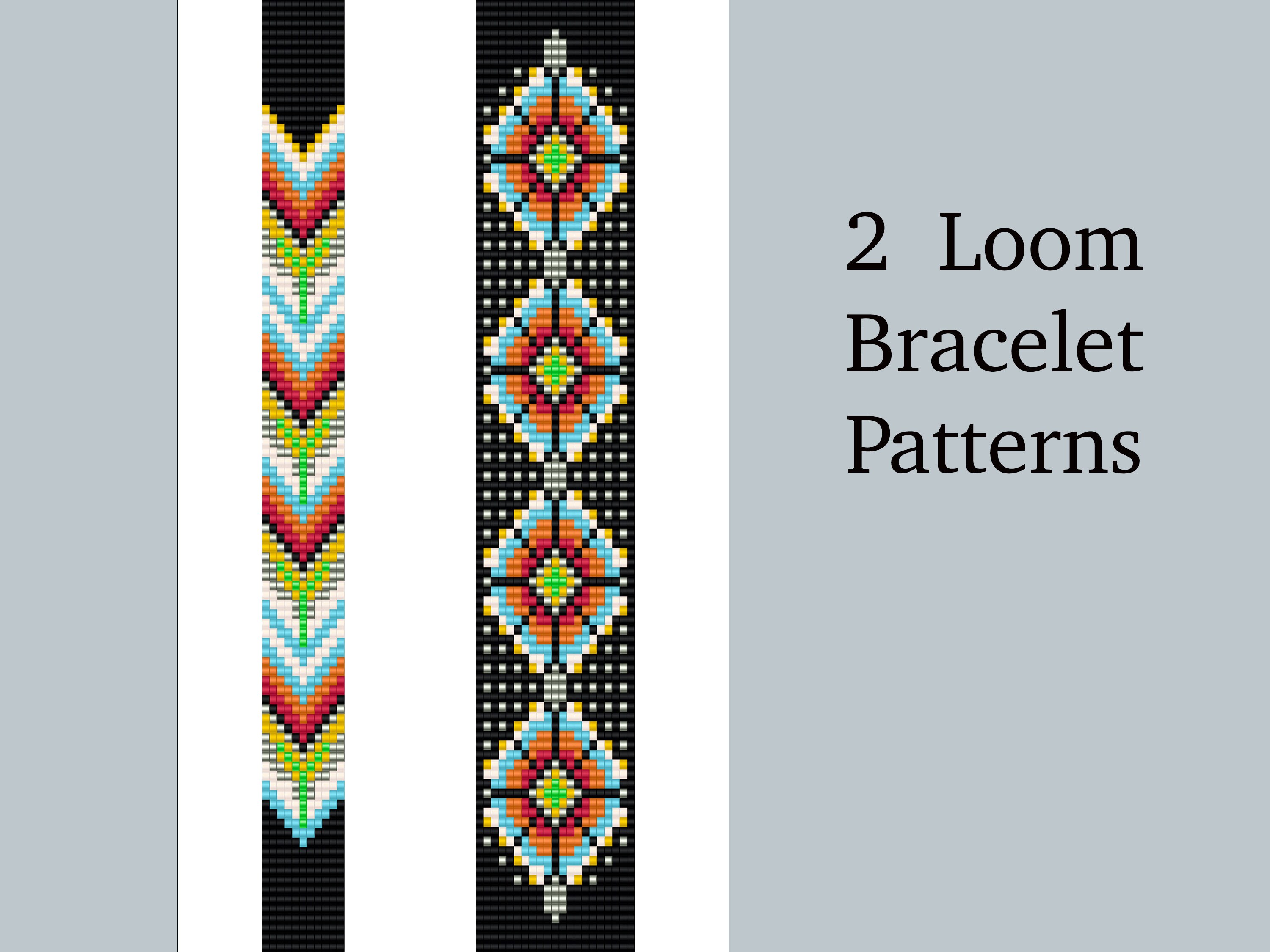 Sunset Boulevard - Loom Pattern, Beaded Bracelet Loom Pattern, Loom ...