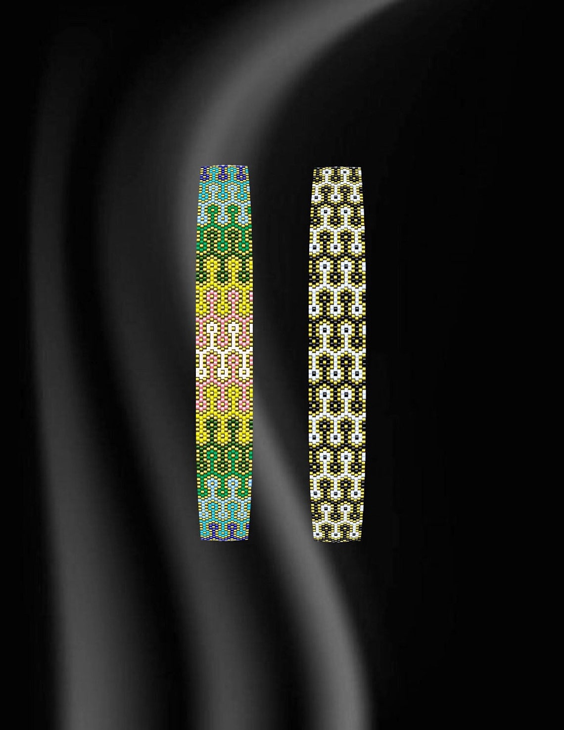 Peyote Bracelet Pattern for Bead Bracelet Peyote Stitch - Etsy