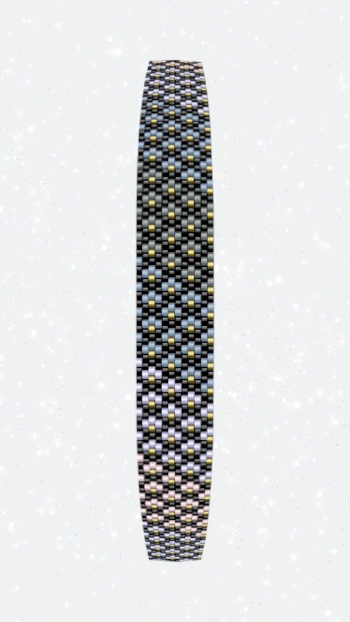 Peyote Bracelet Pattern for Bead Bracelet Peyote Stitch | Etsy