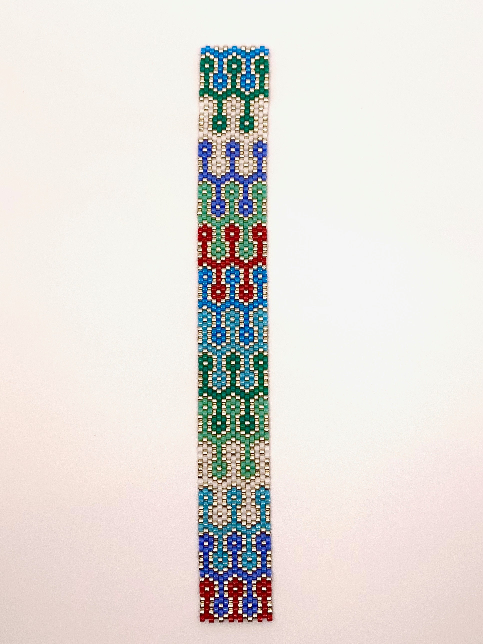 Peyote Bracelet Pattern for Bead Bracelet Peyote Stitch | Etsy