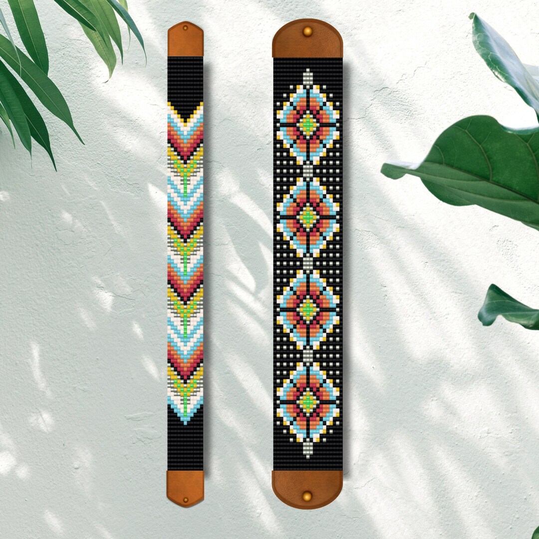 Sunset Boulevard - Loom Pattern, Beaded Bracelet Loom Pattern, Loom ...