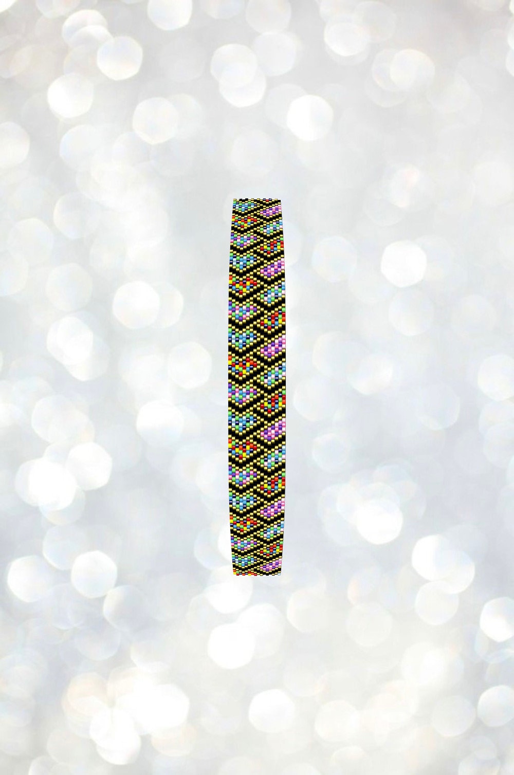 Peyote Pattern for Bead Bracelet, Peyote Bracelet Pattern, Even Count ...