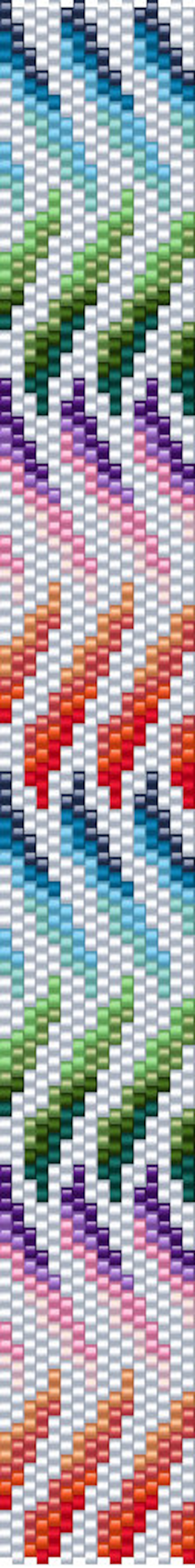 Peyote Bracelet Pattern for Bead Bracelet Peyote Stitch | Etsy