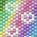 Peyote Heart Bracelet Pattern, Peyote Bracelet Pattern Kit, Heart Bead ...