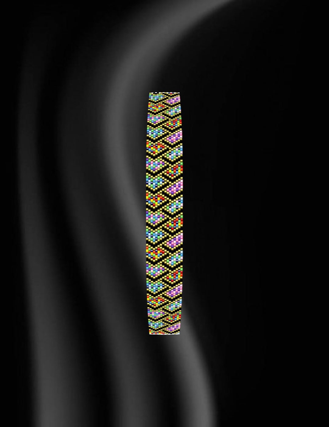 Peyote Pattern for Bead Bracelet, Peyote Bracelet Pattern, Even Count ...