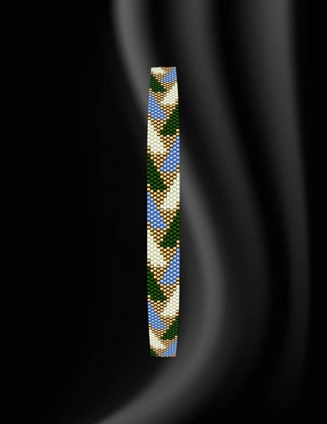 Even Count Peyote Bracelet Pattern Narrow Peyote Bracelet | Etsy