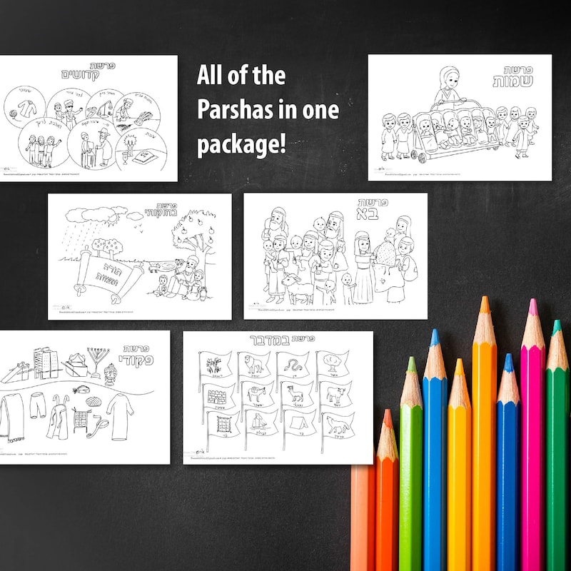 Jewish Wall Art Parsha - Etsy