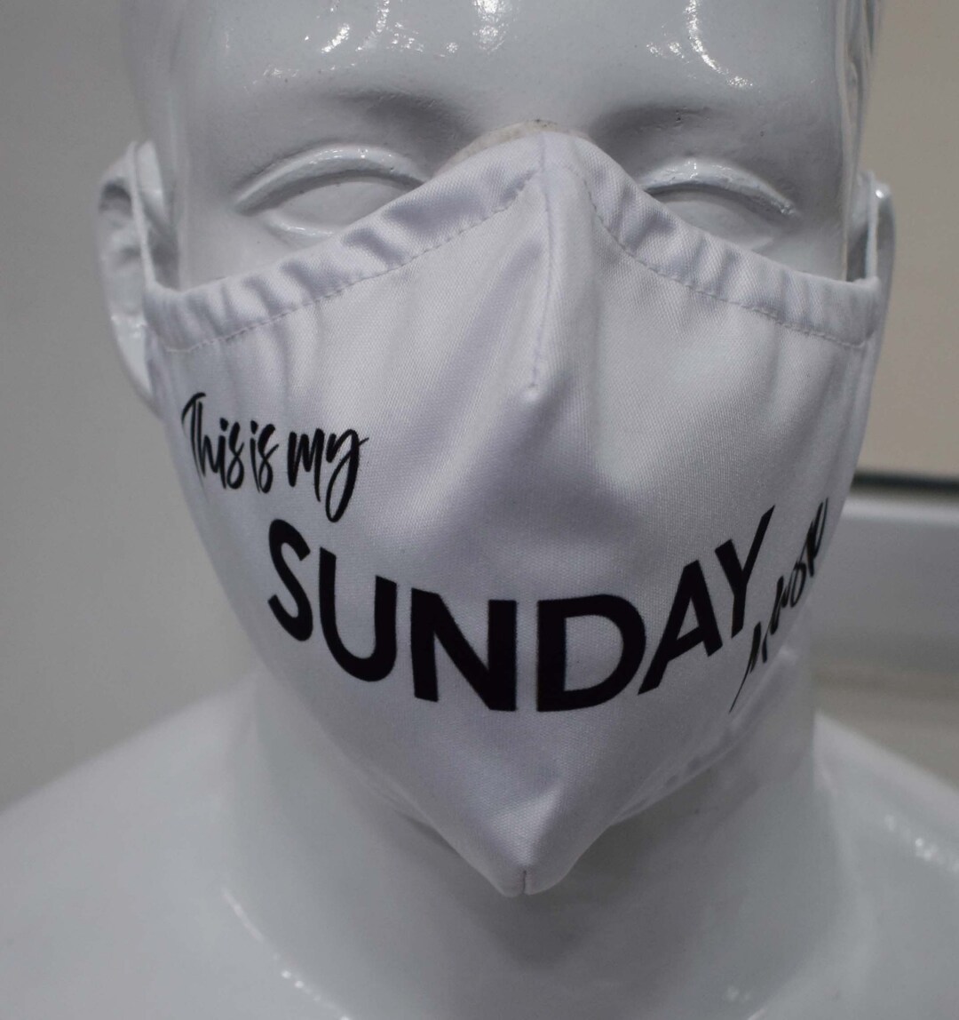 This is My Sunday Mask - Etsy