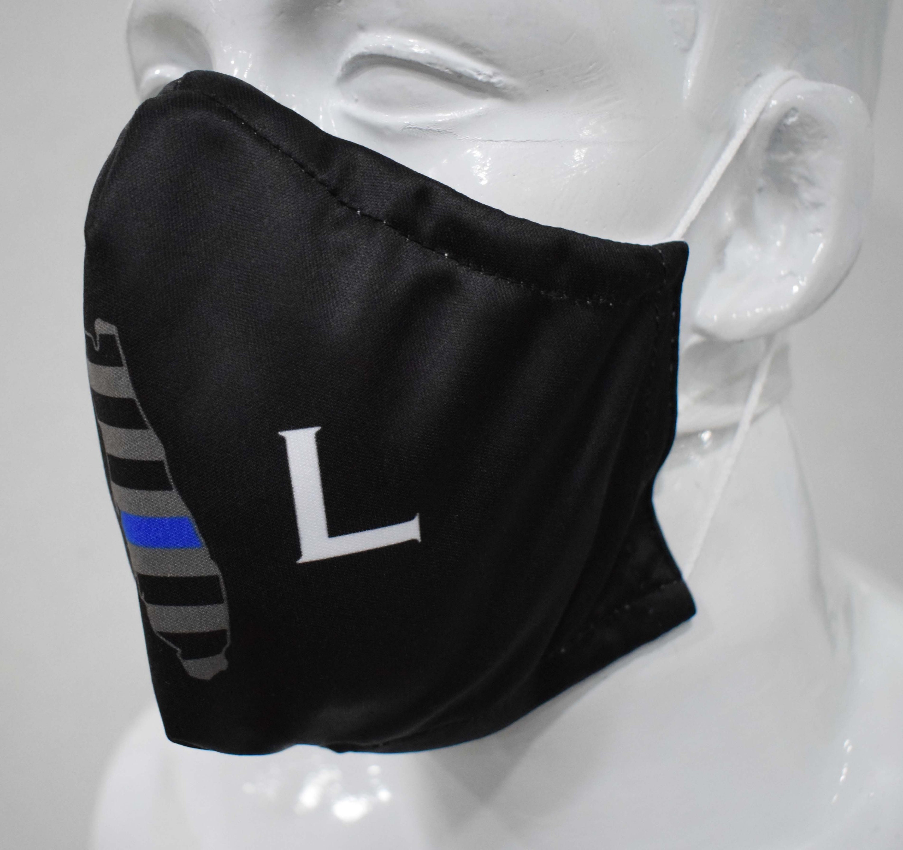 Florida State Blue Line Flag Mask - Etsy