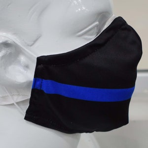 Thin Blue Line Mask | Etsy