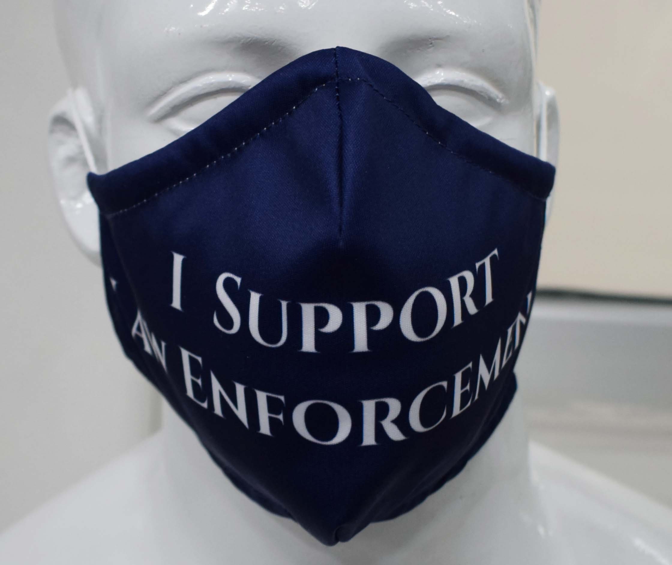 I Support Law Enforcement Mask - Etsy