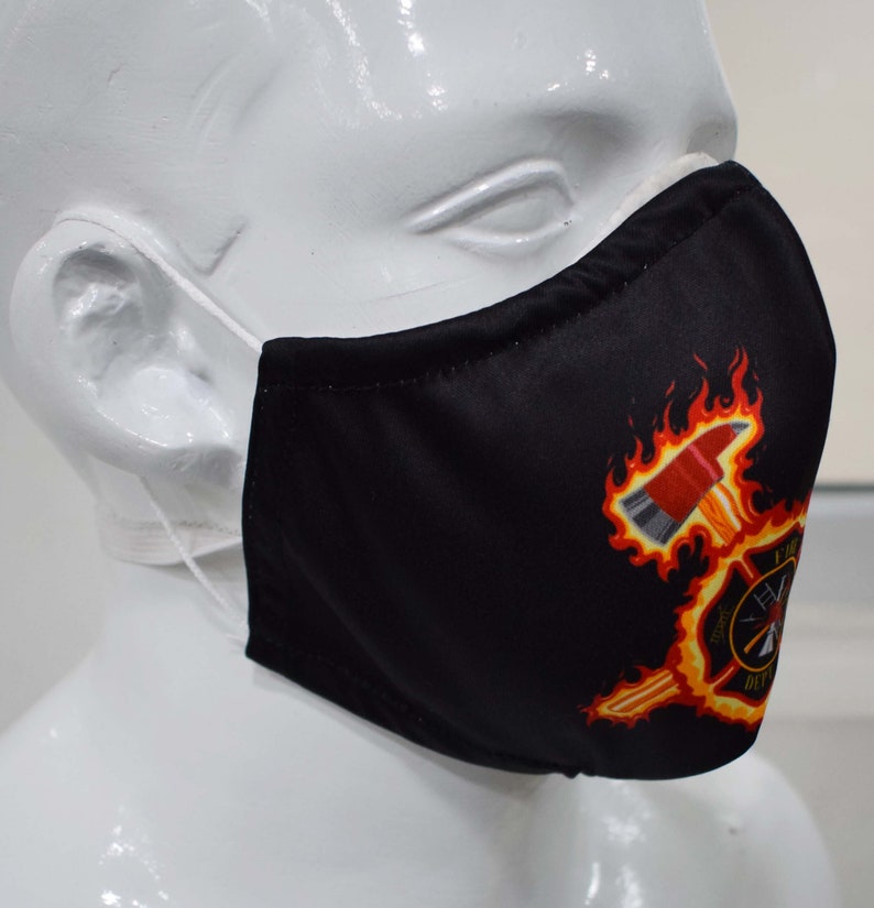 Fire Department Crossed Axes Mask - Etsy