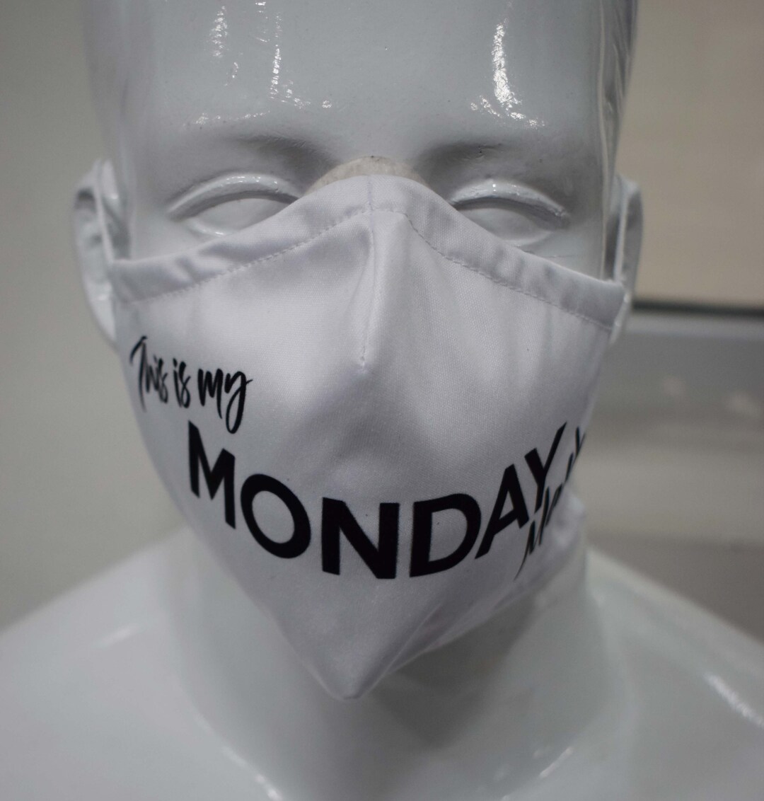 This is My Monday Mask - Etsy