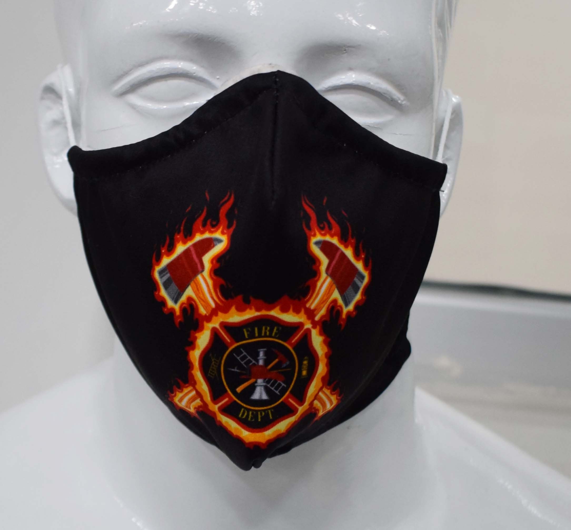 Fire Department Crossed Axes Mask - Etsy