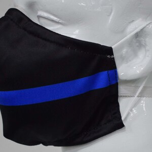 Thin Blue Line Mask - Etsy