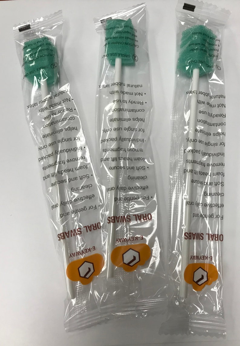 Oral Swab Disposable Swabsticks Toothettes Mouth Swabs Sponge Dental ...