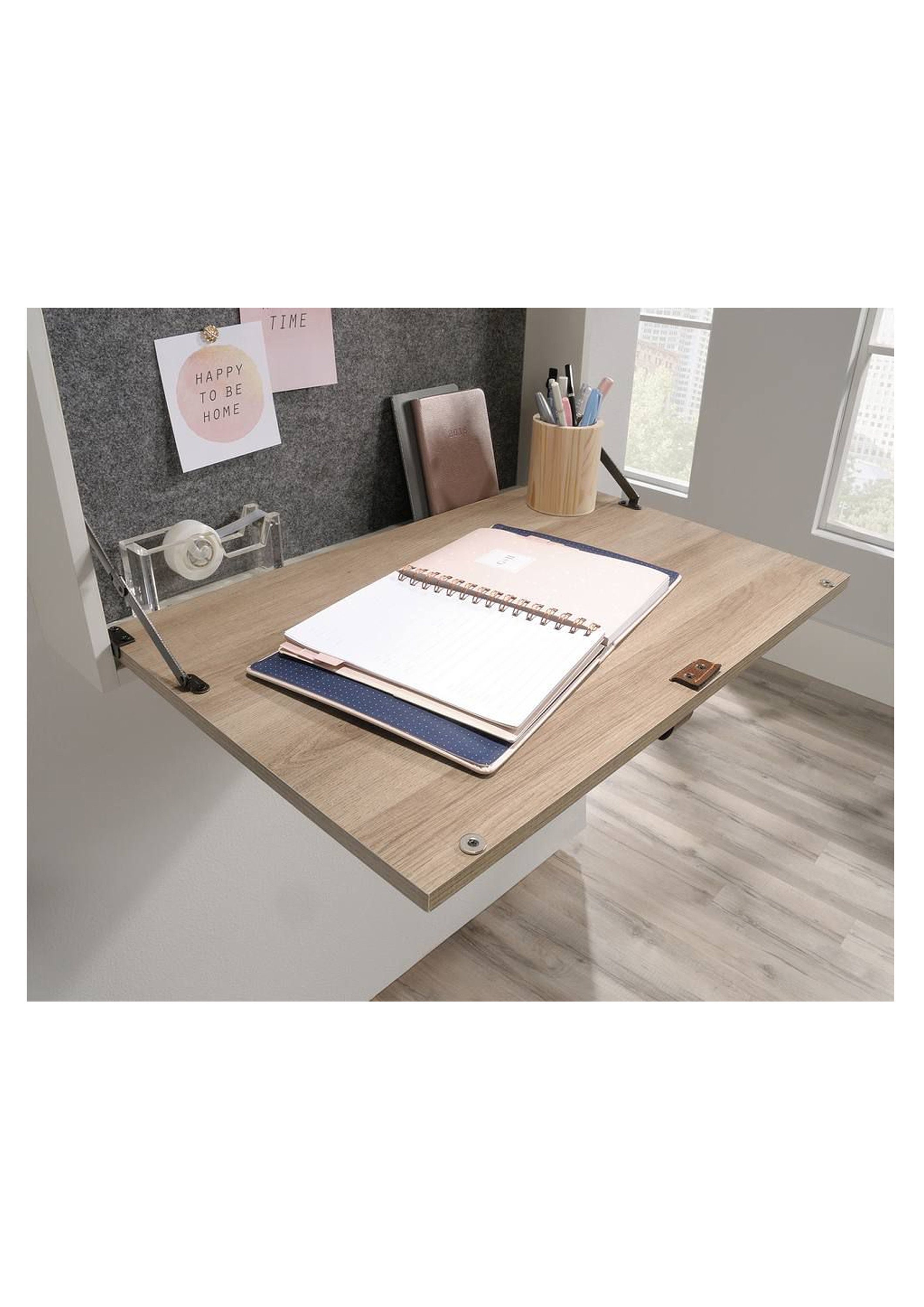 Scandi Style Space Saving Hanging Wall Desk in White Finish - Etsy UK