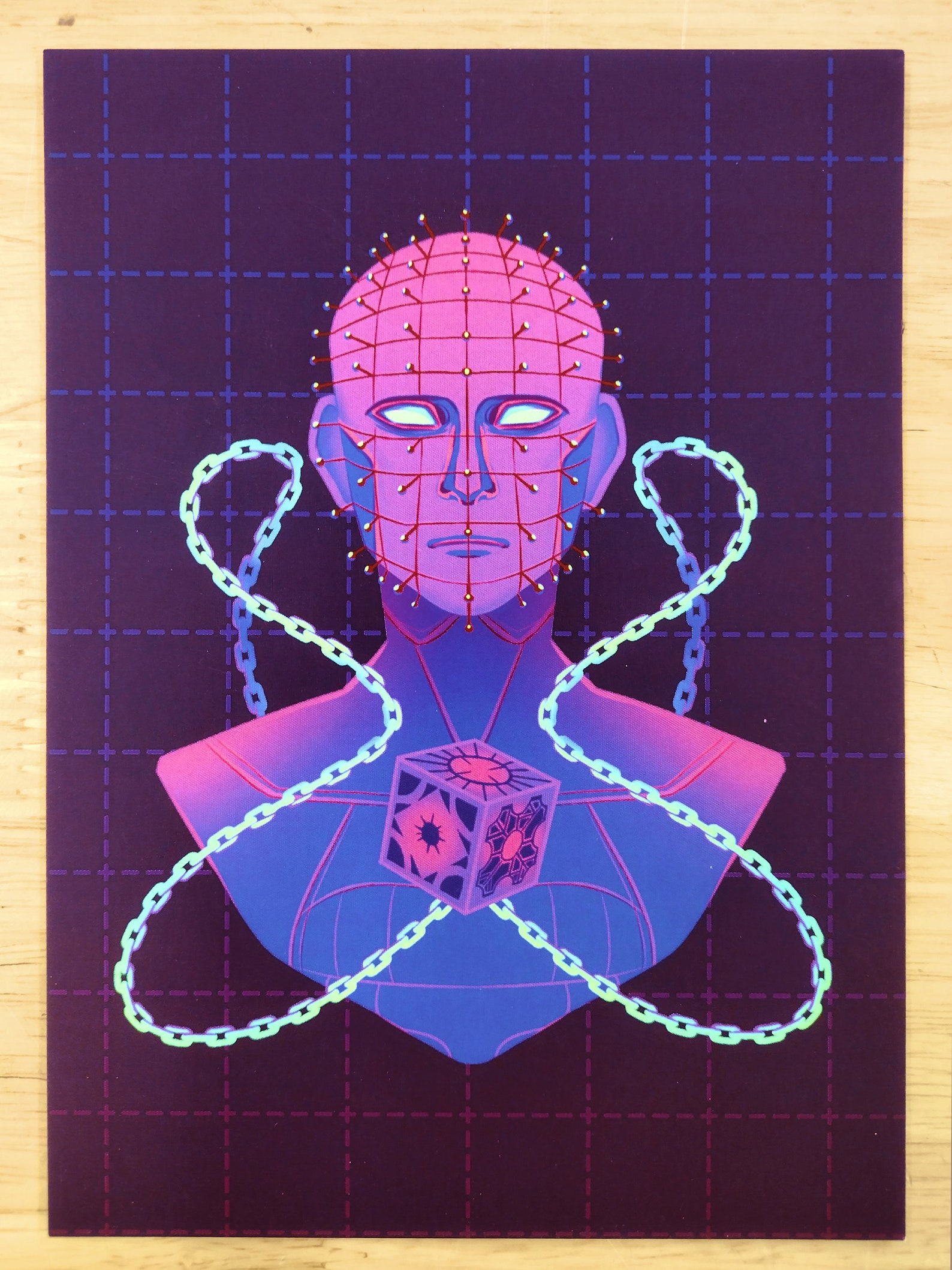 Pinhead Art Print // Hellraiser // the Cenobite // Dead by Daylight - Etsy