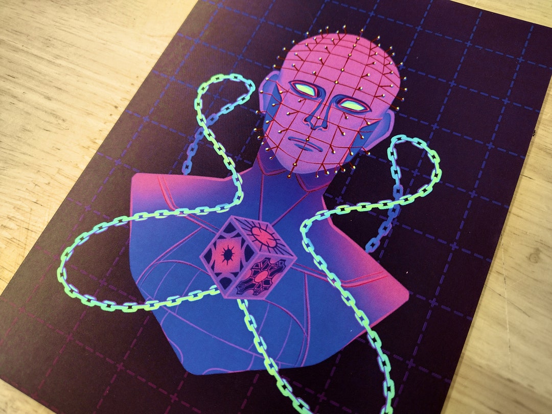 Pinhead Art Print // Hellraiser // the Cenobite // Dead by Daylight - Etsy