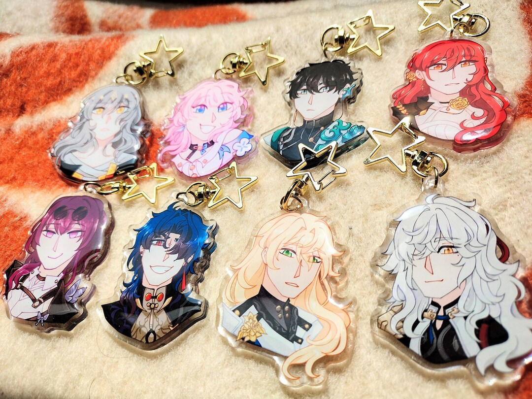 Honkai Star Rail Acrylic Keychain Charms - Etsy