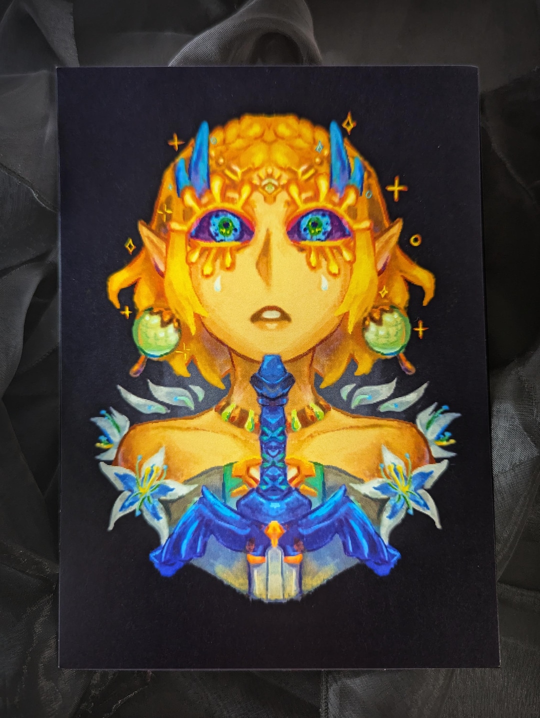 Dragon Zelda Art Print | Tears of the Kingdom TOTK - Etsy