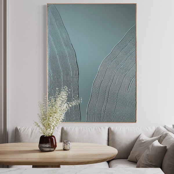 Textured Canvas Wall Art - Etsy